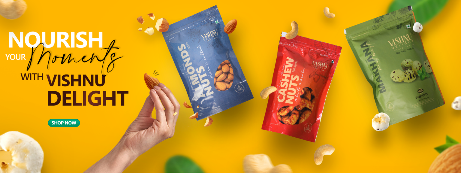Vishnu Delight - Shop Now Best Flavoured Nuts - Vishnu Delight